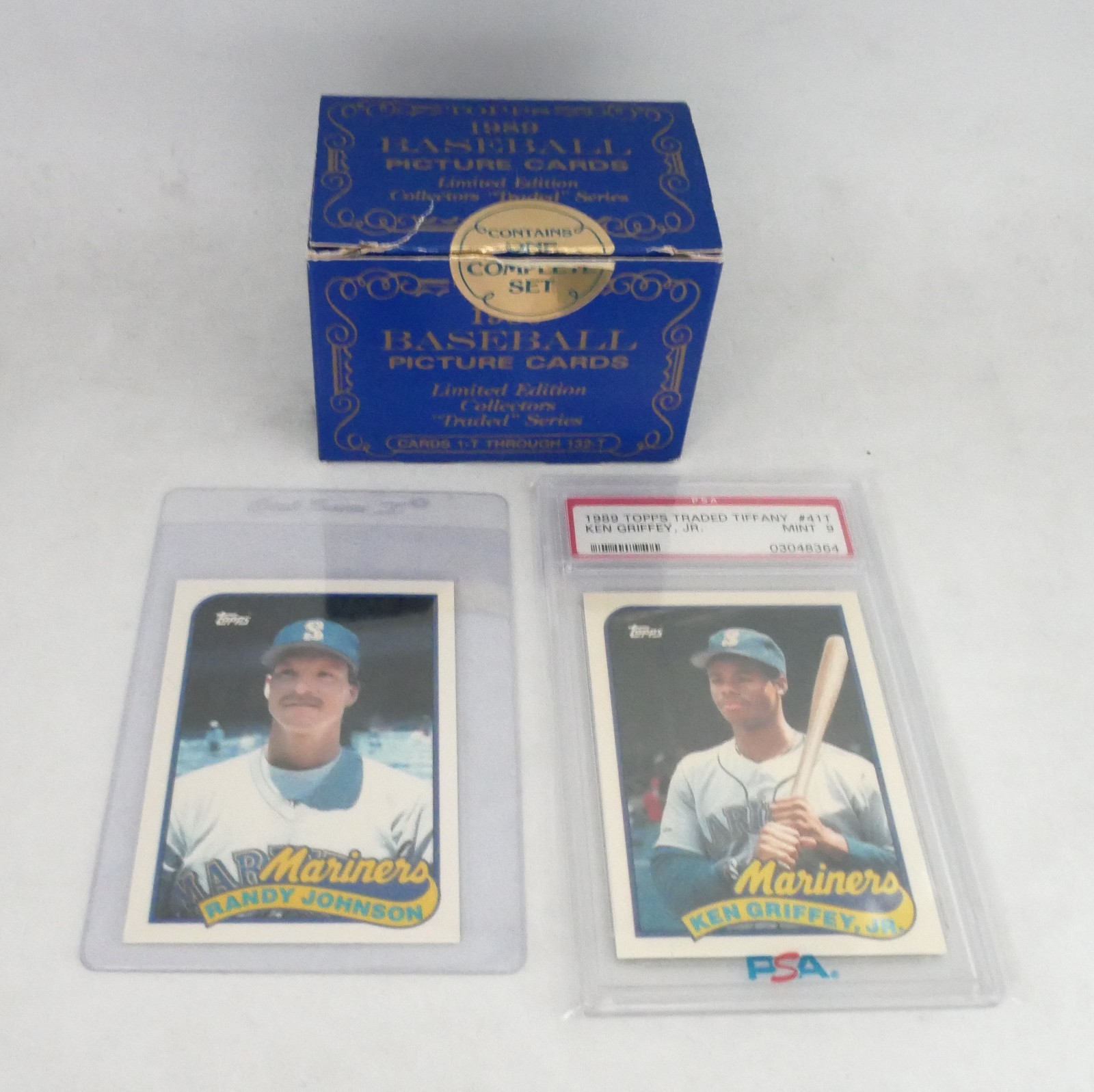 1989 TOPPS TRADED TIFFANY BASEBALL COMPLETE 132 CARD SET w/KEN GRIFFEY ...