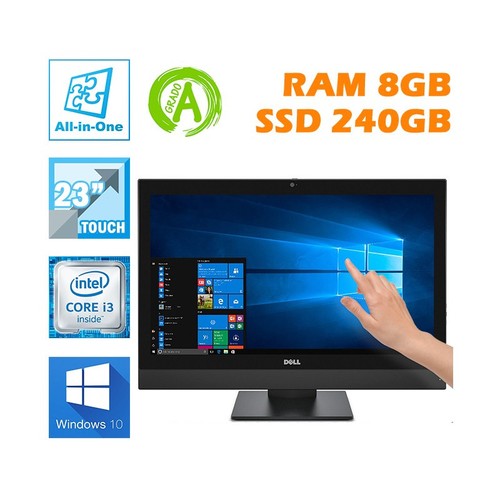 AIO ALL IN ONE DELL OPTIPLEX 7450 23" Touchscreen I3 6100 8GB SSD 240GB ...