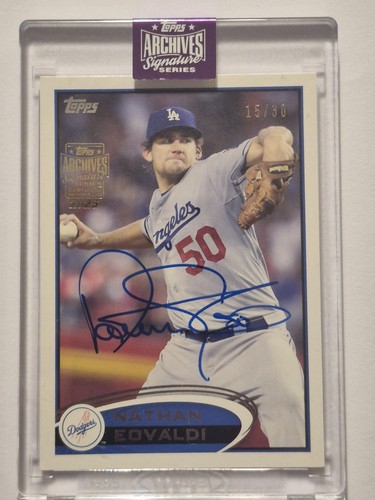 Nathan Eovaldi 2025 Topps Archives Signature Series Autograph 2012 ...
