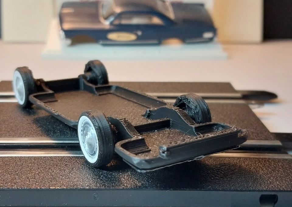 Motorific Slot Car Compatible Display Chassis w/Whitewalls | eBay