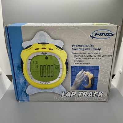 Finis Lap Track Swim Computer & Lap Counter Tested w/Suction Cups Pool ...
