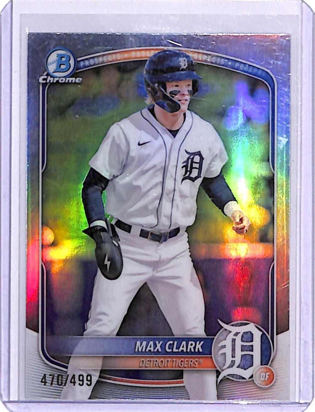 2025 Bowman - Chrome Prospects Max Clark #BCP-24 Refractor /499 (RC ...