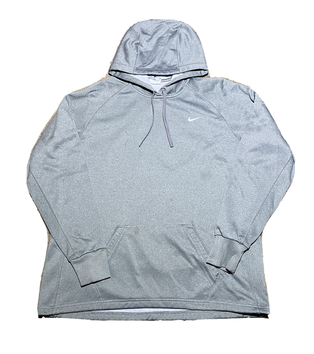 2000s Nike Tech Therma Fit Small Embroidered Logo Gra… - Gem