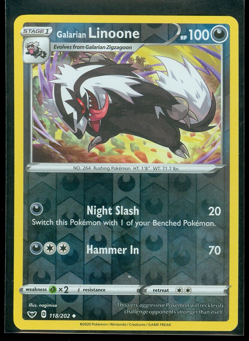 Linoone Pokemon Card - Printable Cards