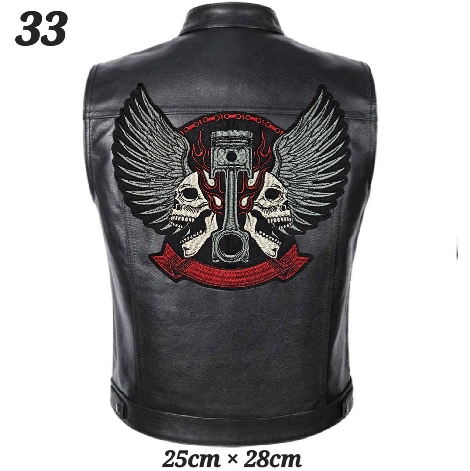 Flicken zum Aufnäher Aufbügler Patch Biker Motorrad Custom Kutte Rücken ...