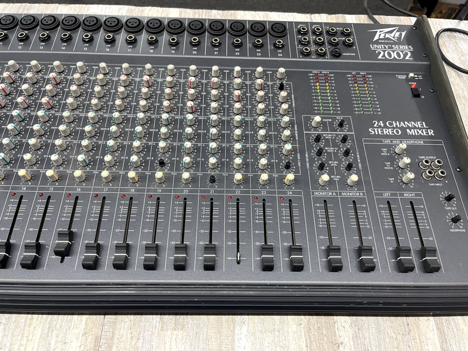 Peavey Unity Series 2002-24 24CHANNEL STEREO MIXER VINTAGE RARE | eBay