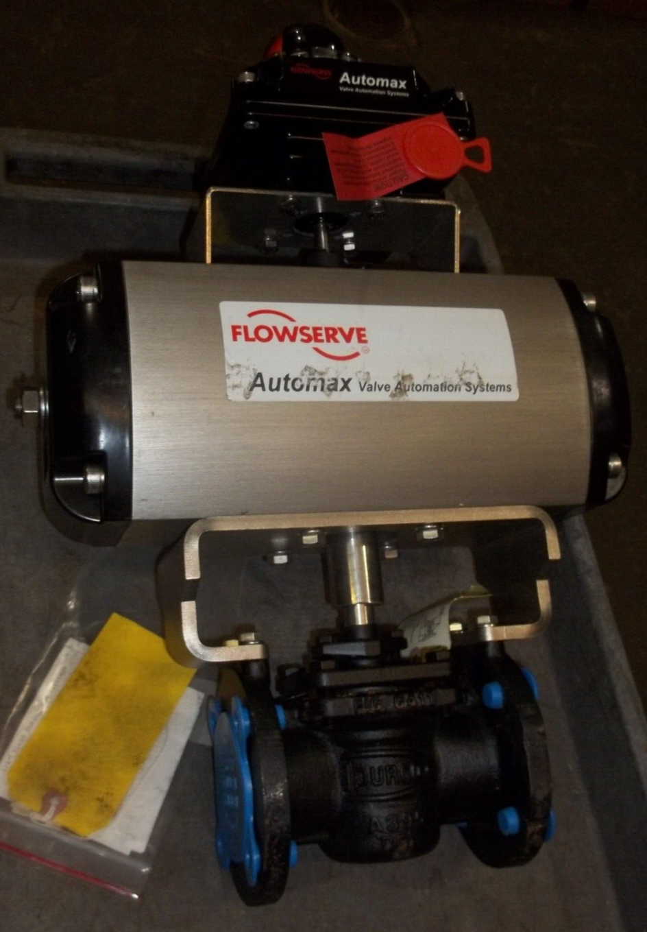 FLOWSERVE 1-1/2" VALVE B125S08 ACTUATOR NXCLU2PP-18-00200 AUTOMAX (28 ...