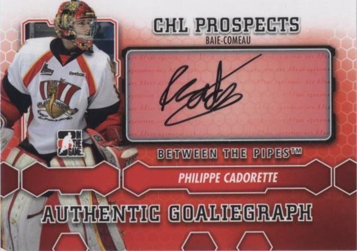 2012-13 In the Game Between the Pipes - Goaliegraph Philippe Cadorette ...