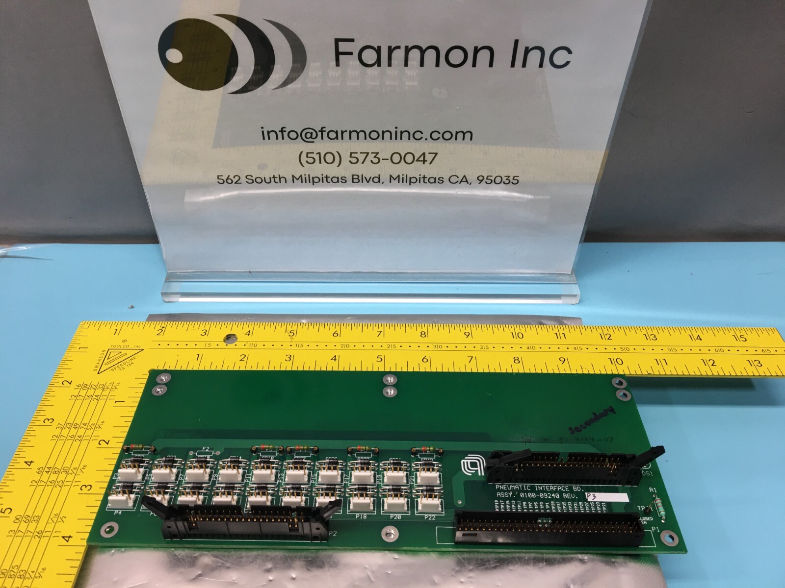 AMAT 0100-09240 PNEUMATIC INTERFACE PCB BOARD, FAB AMAT 0110-09240, 137180 | eBay