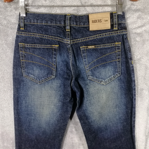 Riders By Lee Bumster Flare Jeans Womens Size 7 Blue Denim W27 L32 Low ...