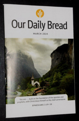 "OUR DAILY BREAD," Prayer BOOKLET from ODB Ministries, 32 Pages, March ...