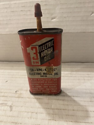 Vintage Boyle Midway, 3-In-One Electric Motor Oil, SAE-20 Tin Bx9 | eBay