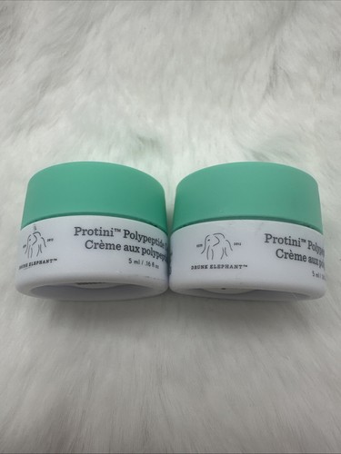 2 Pc - DRUNK ELEPHANT PROTINI POLYPEPTIDE CREAM 5ml Each - Mini Size ...