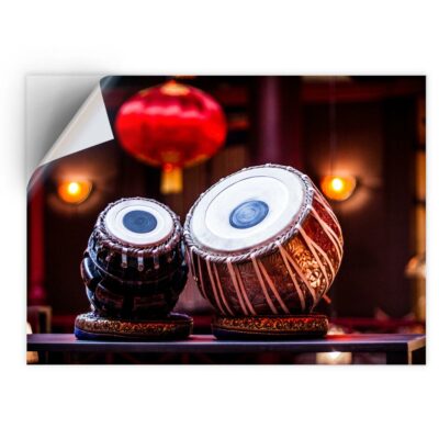 1 x Vinyl Sticker A5 - Tabla Drum Music India Folk #2645 | eBay UK