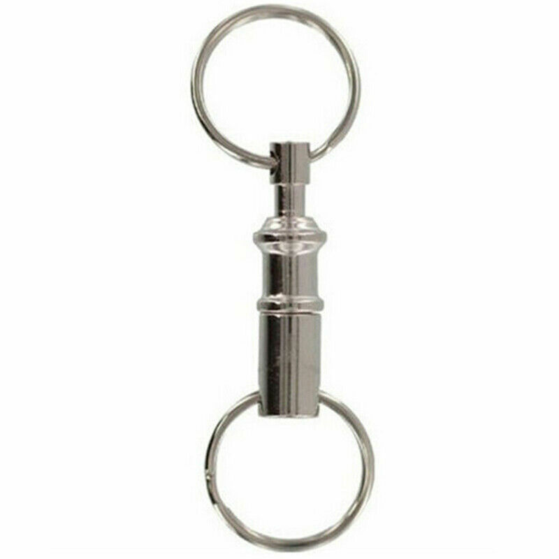 6Pcs detachable removable pull apart quick release key chain keychain ...