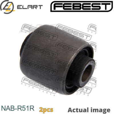 2X CONTROL ARM TRAILING ARM BUSHING BUSH FOR NISSAN PATHFINDER III R51 ...