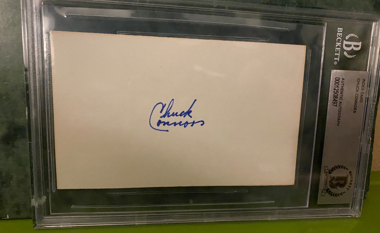 Chuck Connors Autographed Memorabilia | Signed Photo, Jersey ...