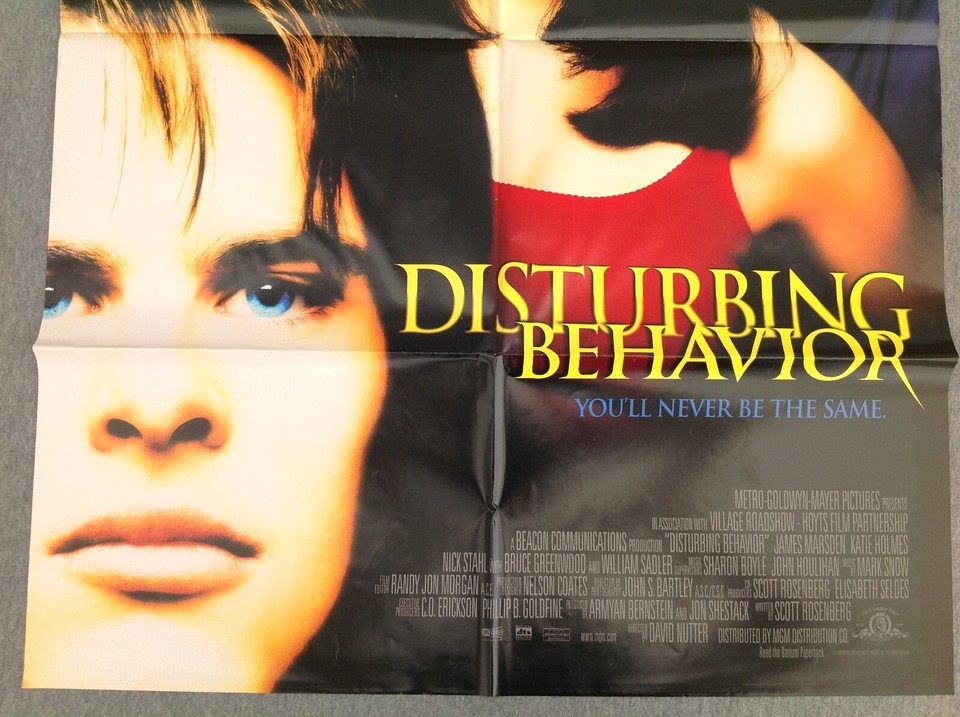 1998 Disturbing Behavior Original Movie House Full Sheet Poster | eBay