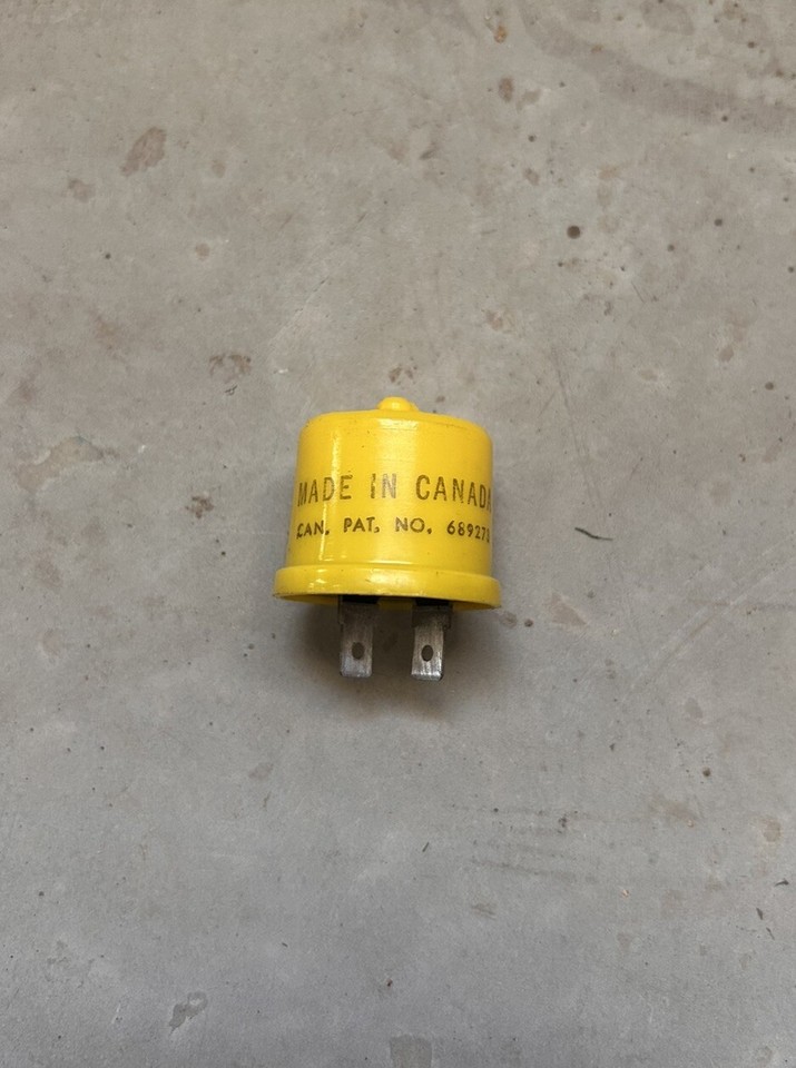 NOS 1964-1981 OEM GM/TUNG-SOL #323 Vintage Plastic Yellow Flasher Relay ...