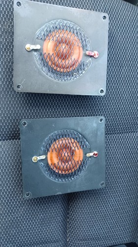 Pair of Original Large Advent (OLA) Advent Fried Egg Tweeters | eBay