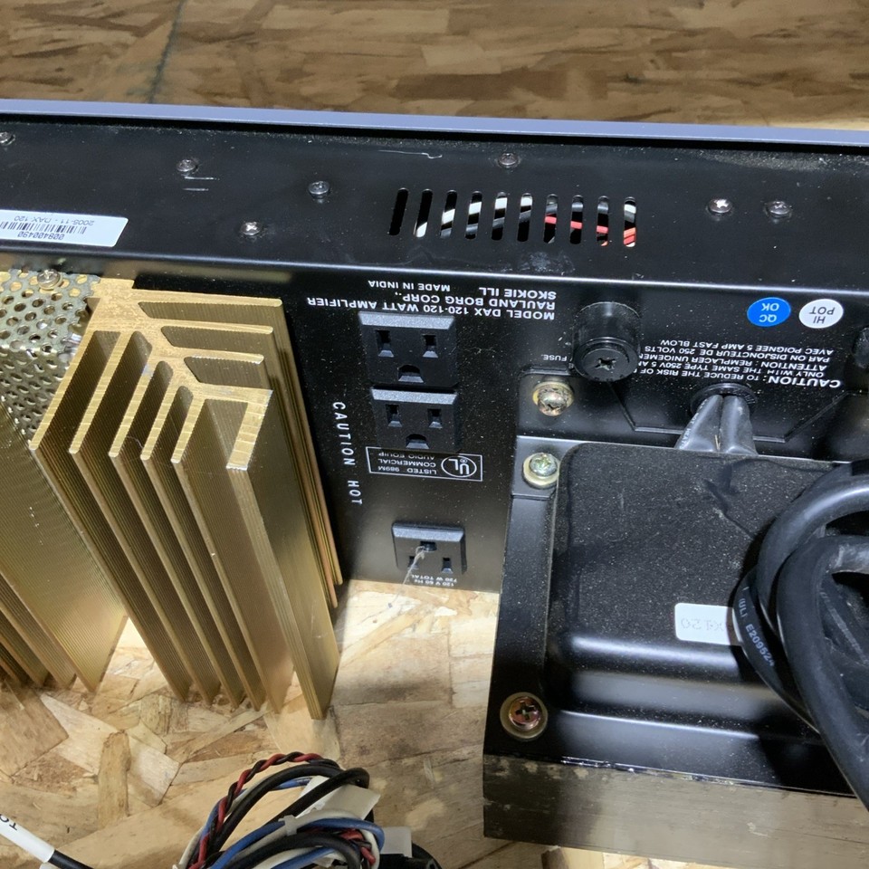 Rauland Communications DAX120 120-Watt Power Amplifier-as is | eBay