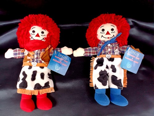 Dakin Raggedy Ann & Andy Plush Toy Pair Used | eBay