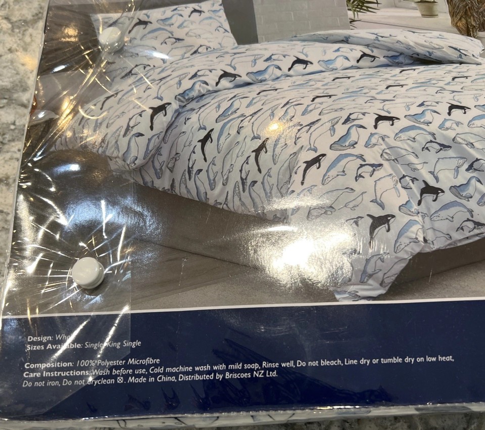 3D Shark Whale Pattern Green Quilt Cover Set Duvet Cover Bedding Set ...