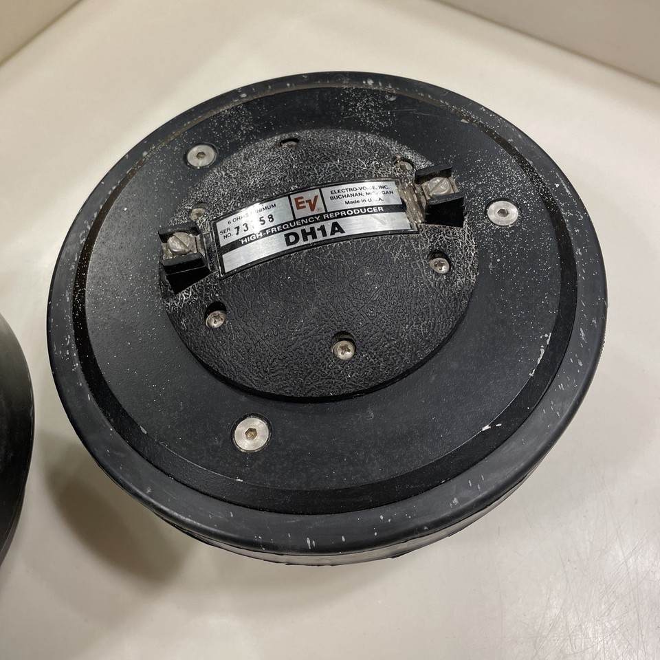 ElectroVoice EV DH1A High Frequency Horn Driver Speaker PAIR | eBay