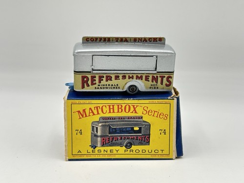 Matchbox Lesney Moko 74a Mobile Refreshment Canteen SPW NMINT Damaged ...