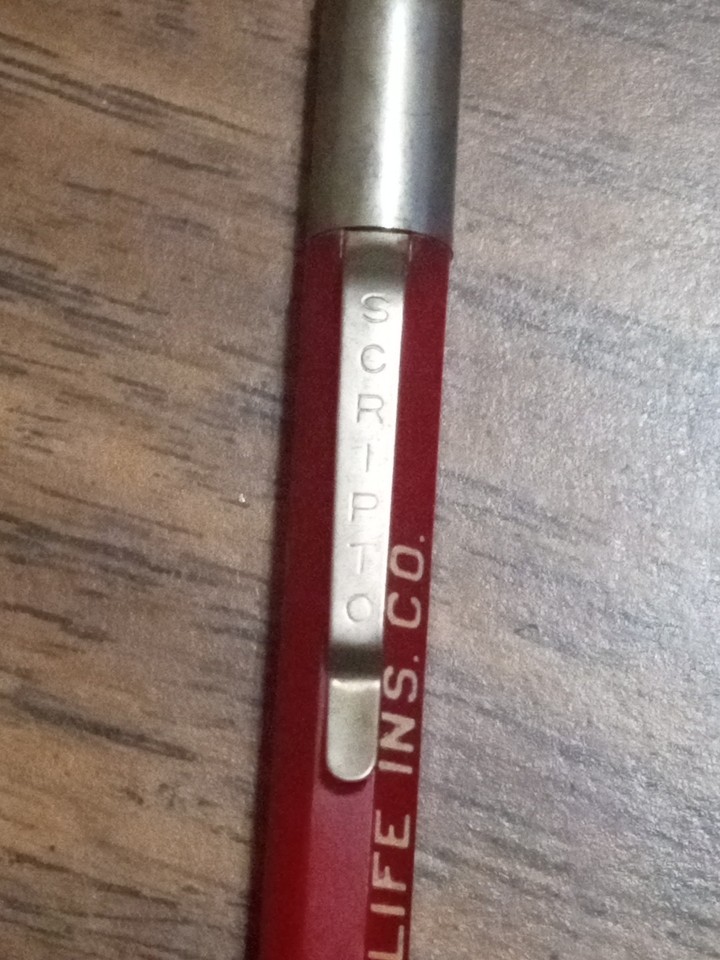 Vintage Scripto Mechanical Pencil Older Design USA Works Great Very ...