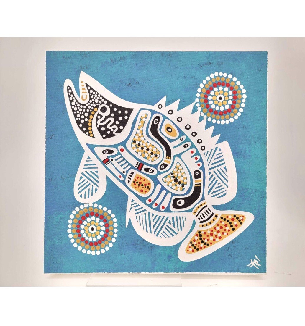 Aboriginal Art Fish Fish Nets Yallingup Aboriginal Art