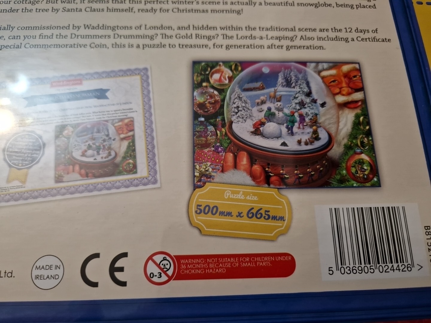 Jigsaw Puzzle Waddingtons The Christmas Snowman 1000pcs for sale online ...