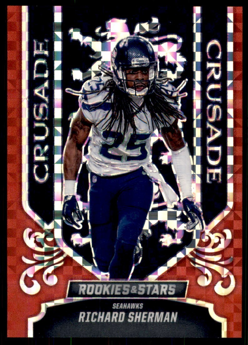Richard Sherman 2023 Rookies & Stars RED CRUSADE Seattle Seahawks #CR ...