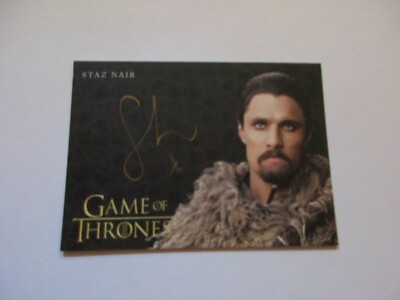 2020 Game of Thrones The Complete Series Staz Nair as Qhono Autograph ...