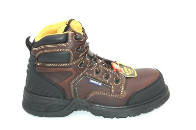 CACTUS FOOTWEAR WORK BOOT 6080C DARK BROWN FIT FOR COMFORT SLIP ...
