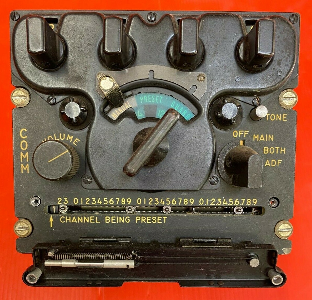 C-1057/ARC-34 RADIO SET CONTROL FOR AN/ARC-34 UHF AIRCRAFT RADIO ...