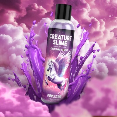 UNICORN PURPLE LUBRICANT GEL SLIME FEEL YOUR UNICORN FANTASY CREATURE ...