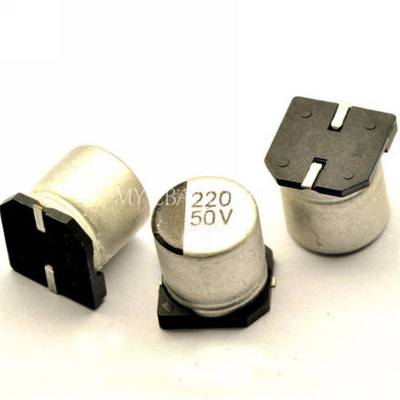 220uF 50V 220MFD 50Volt SMD Aluminum Electrolytic Capacitor 10mm×10.2mm ...