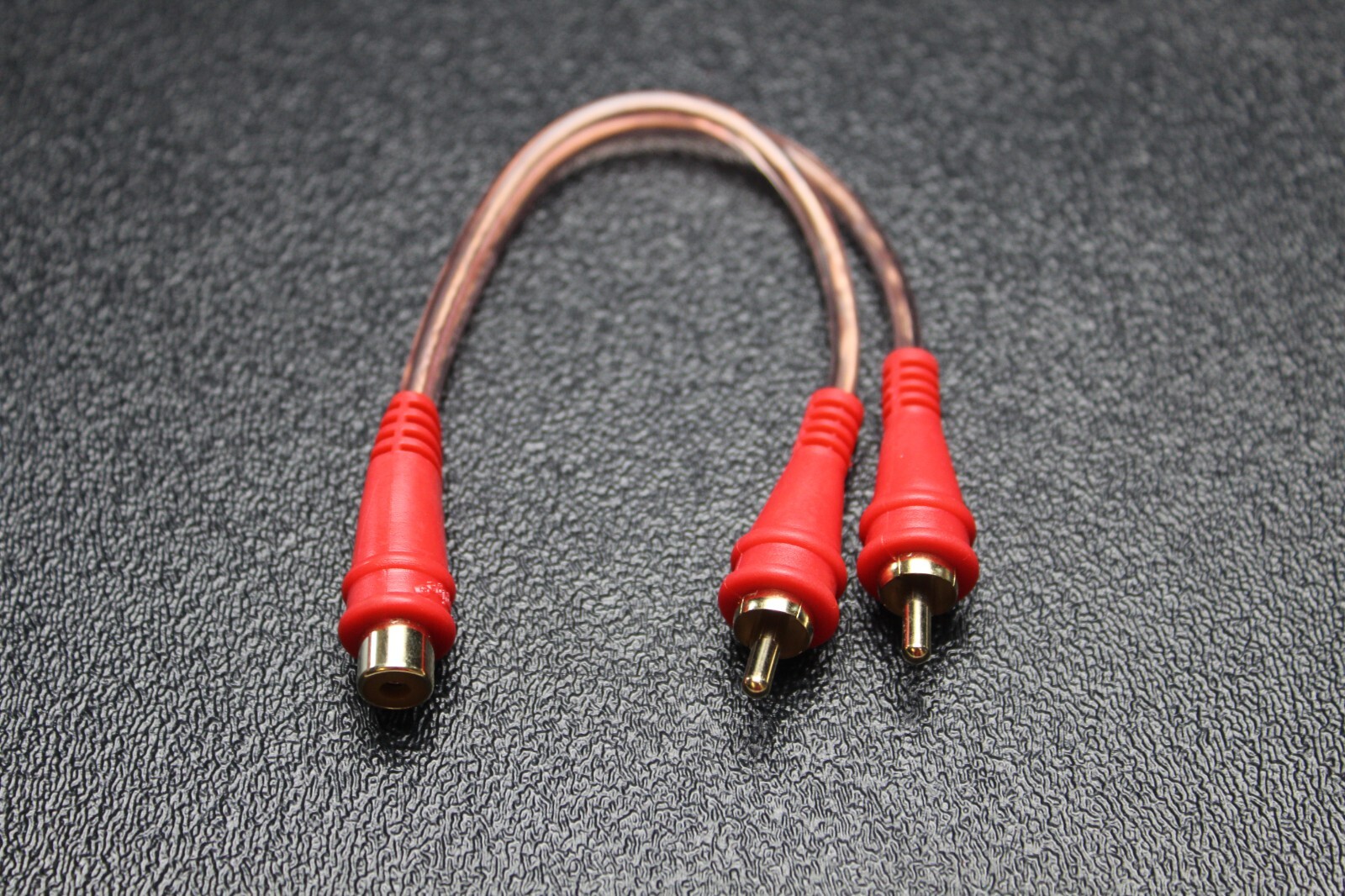 RCA WIRE AUDIOPIPE Y SPLITTER 1 FEMALE 2 MALE CAR HOME AUDIO ...