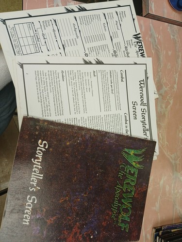Werewolf: The Apocalypse RPG Storyteller's Screen White Wolf ...