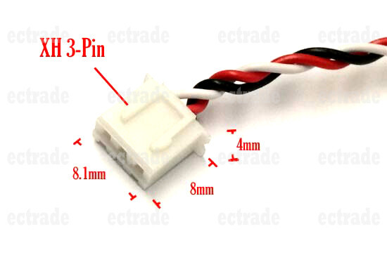 Henglong 1/16 RC Tank Parts Taigen 20cm Adapter wire 3-Pin Receiver ...