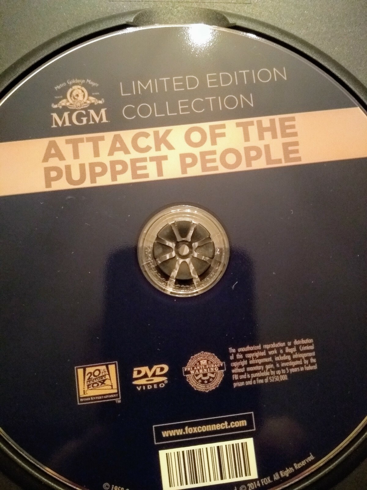 ATTACK OF THE PUPPET PEOPLE (1958 - DVD) John Agar, Boris Karloff, Bert ...