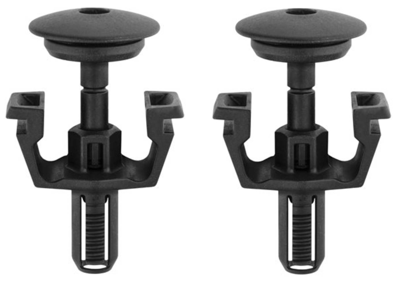 PAIR OF RADIATOR UPPER INSULATOR CLIPS! FOR MERCEDES C CL CLS E GLC GLK ...