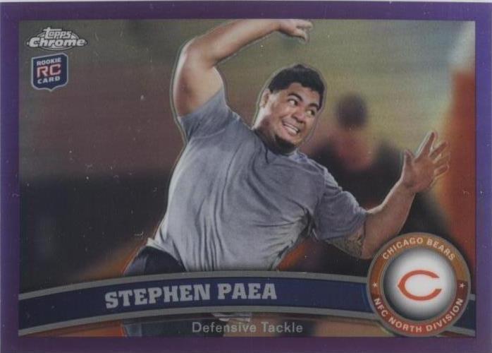 2011 Topps Chrome - Stephen Paea #216 Purple Refractor /499 (RC) for ...