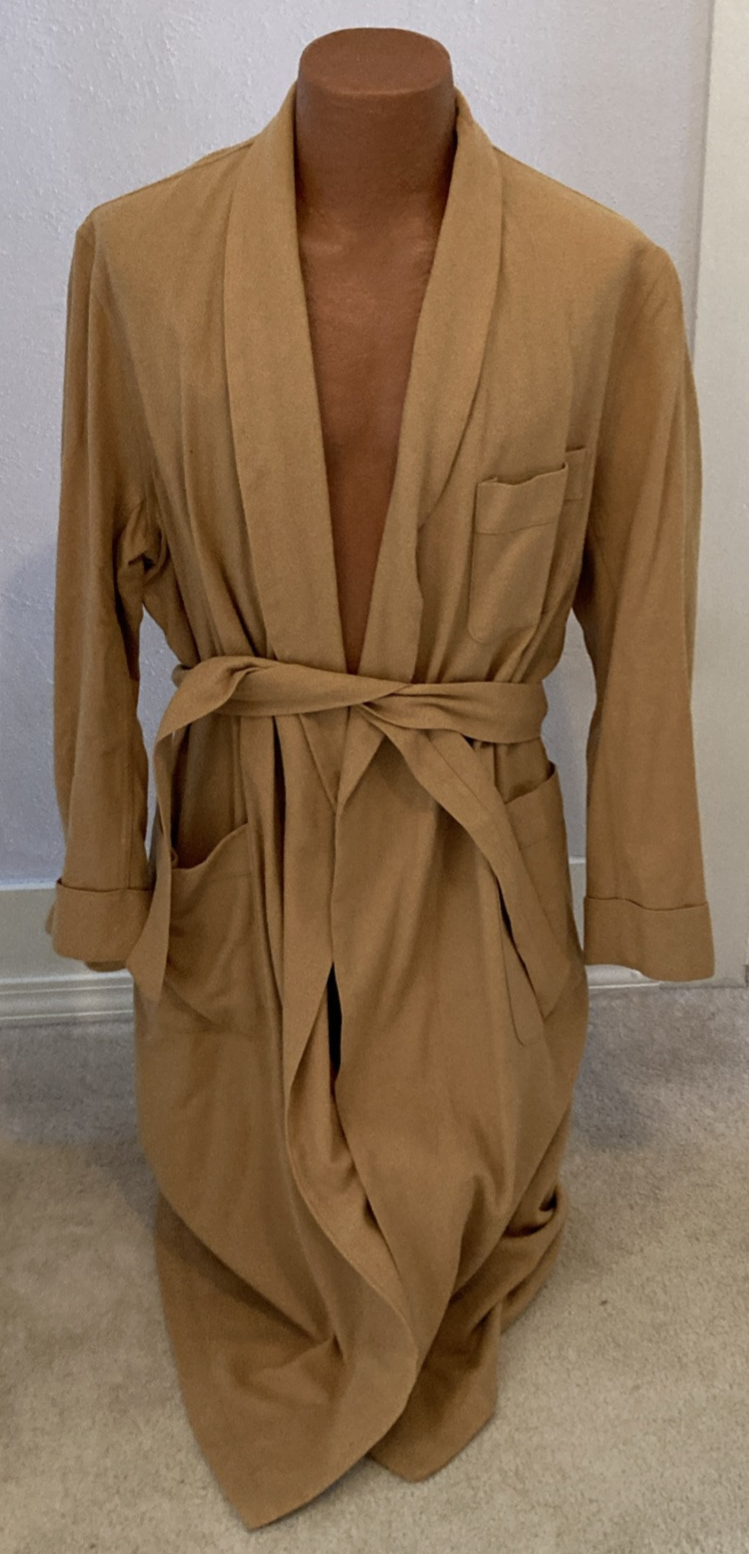 Vintage Pendleton Wool Brown Tan Robe Large Bathrobe | eBay