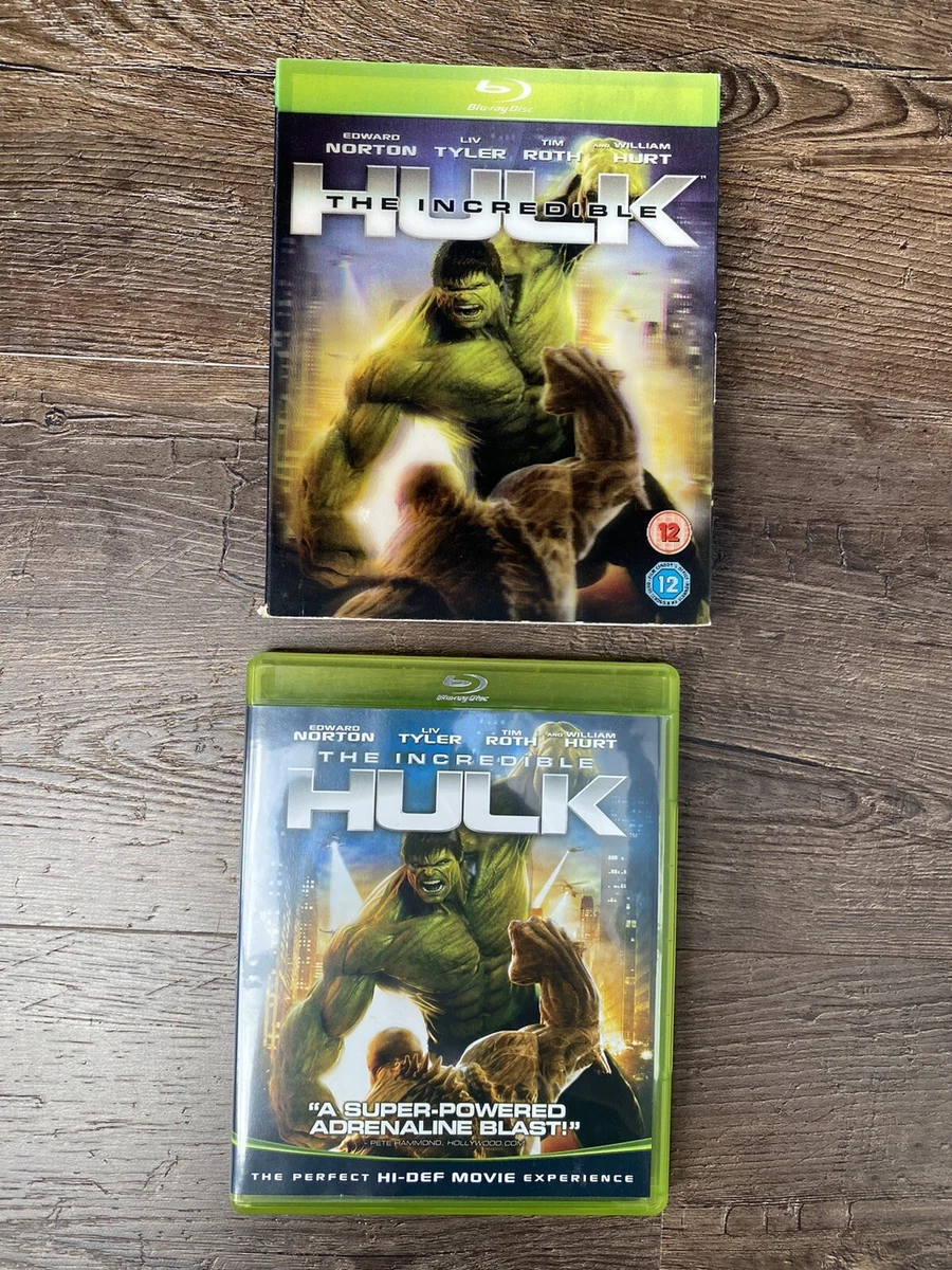 The Incredible Hulk Blu Ray Cover