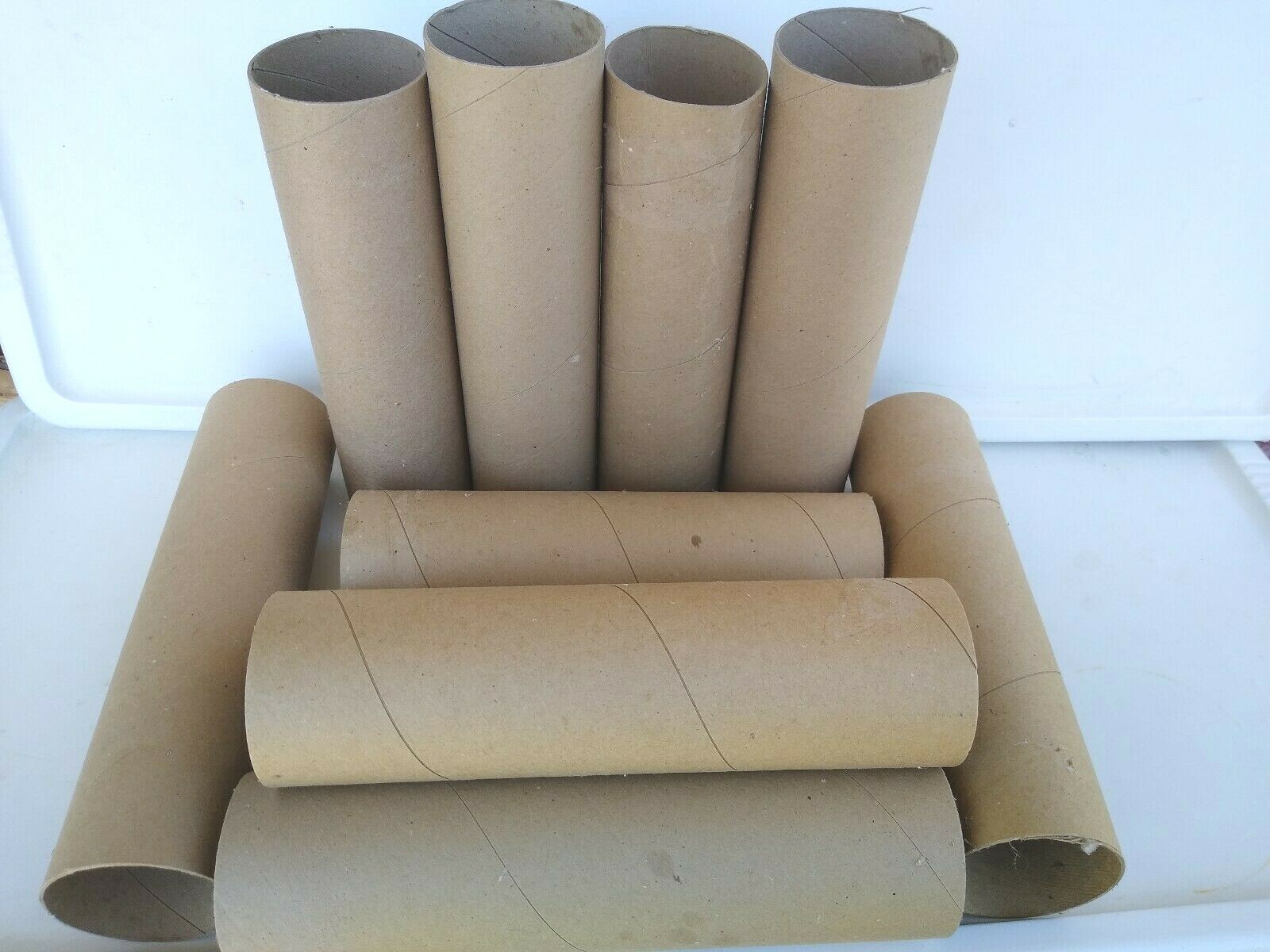 Heavy Duty Cardboard Tubes 11" - 12" Long x 3" Wide Craft Art Projects ...