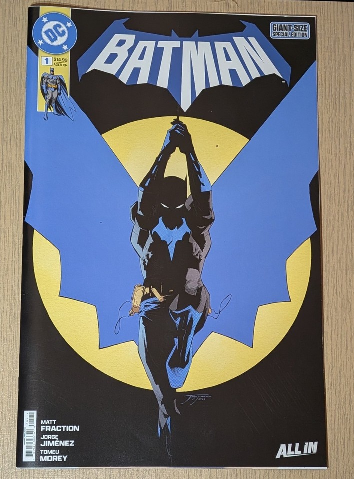 ABSOLUTE BATMAN #1 WIP WORK IN PROGRESS + GIANT SIZE HUSH 2 #158-162 ...