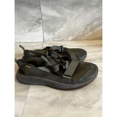 Chaco Men Hommes JCH 107293 US 10 Olive Green Closed Toe Shoes Sandals ...