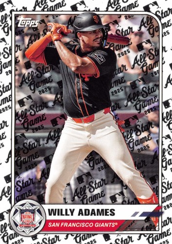 Willy Adames San Francisco Giants 2025 Topps Asg Chrome Parallel 23 Ebay